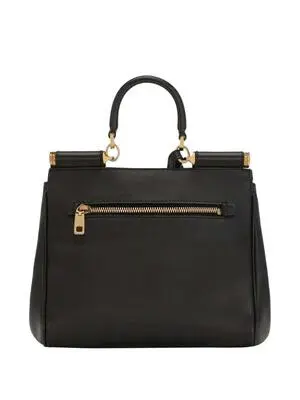 Dolce & Gabbana My Sicily Medium Leather Handbag With Padlock