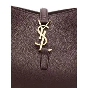Saint Laurent Calf Leather Tote - Brown