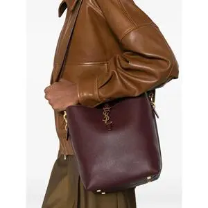 Saint Laurent Calf Leather Tote - Brown