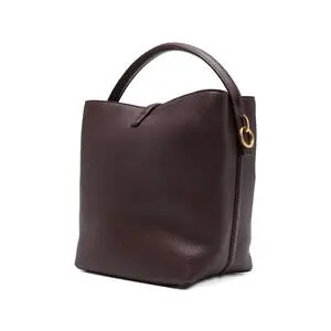 Saint Laurent Calf Leather Tote - Brown