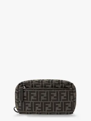 Fendi Ff Zucca Jacquard Fabric Clutch Bag - Multicolor