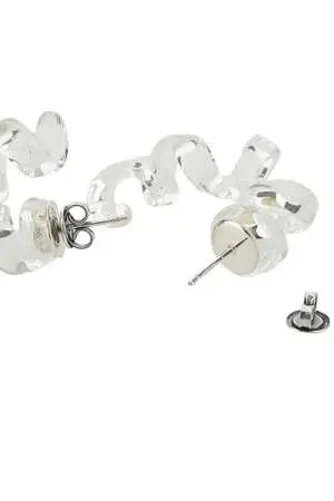 Bottega Veneta Glass Turn Earrings - White