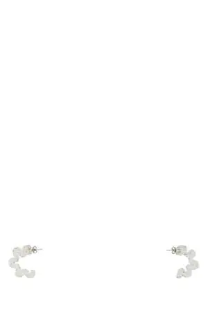 Bottega Veneta Glass Turn Earrings - White