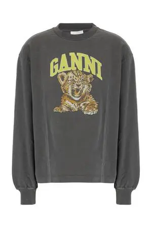 GANNI Graphic Sweatshirt - Multicolor