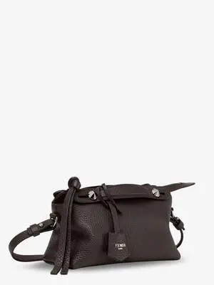 Fendi By The Way Hammered Leather Handbag - Multicolor