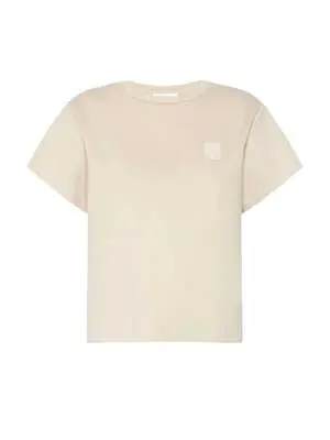 Max Mara Short-sleeved T-shirt With A Slightly Boxy Silhouette - Multicolor