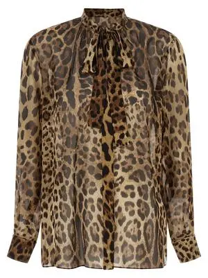 DOLCE & GABBANA DOLCE & GABBANA Leo Silk Georgette Shirt