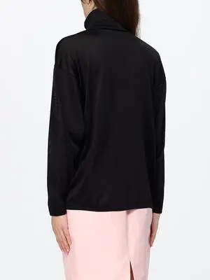 Gucci Long-sleeved Roll Neck Jumper In Pure Silk