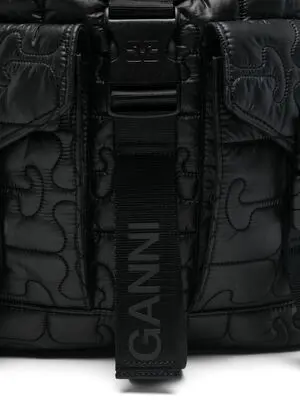 GANNI Quilted Nylon Backpack
