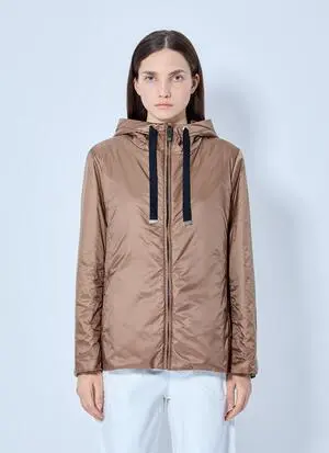 Max Mara Hooded Zip Jacket - Multicolor