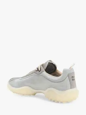 Miu Miu Nylon And Suede Sneakers - Multicolor