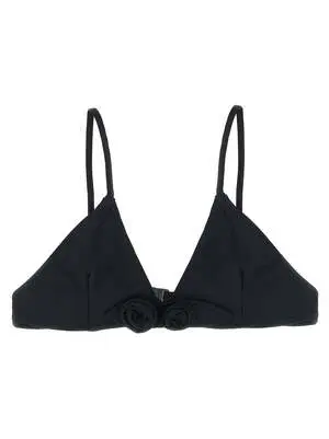 Coperni Flower' Bikini Top - Black