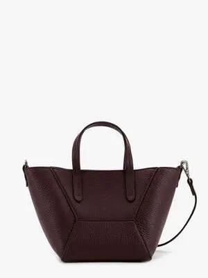 Brunello Cucinelli Leather Crossbody Bag - Red