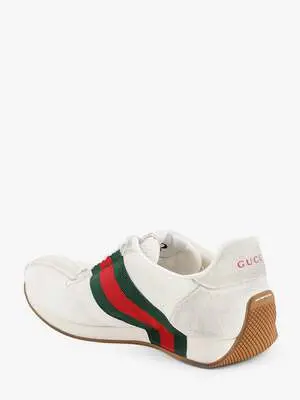Gucci Tempo Mesh And Suede Sneakers With A Vintage Effect - Multicolor