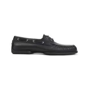 JIL SANDER Calf Leather Loafers - Black