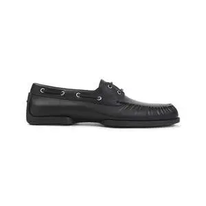 JIL SANDER Calf Leather Loafers - Black