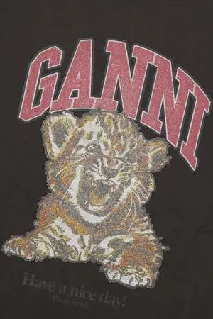GANNI Graphic T-shirt - Multicolor