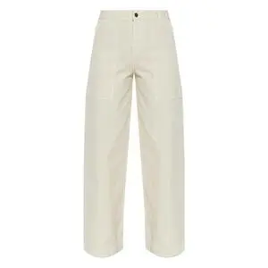 Moncler Neutrals Trousers Palazzo Pants - Cream