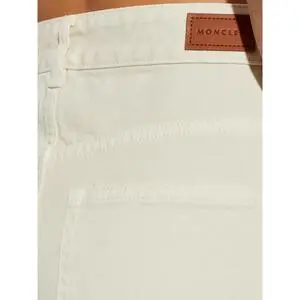 Moncler Neutrals Trousers Palazzo Pants - Cream