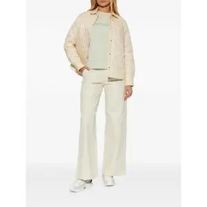 Moncler Neutrals Trousers Palazzo Pants - Cream