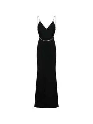 TOM FORD Crystal-embellished Backless Dress