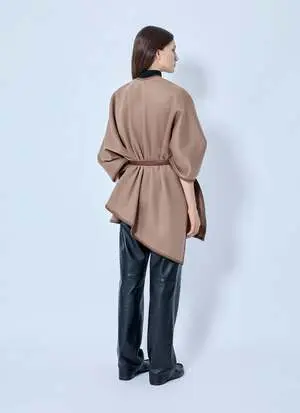 Max Mara Belted Wool Wrap