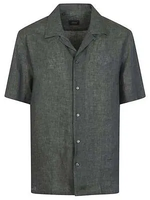 Brioni Cubana Linen Shirt - Multicolor