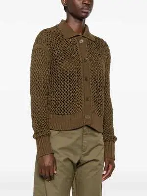 Max Mara Open-knit Cardigan