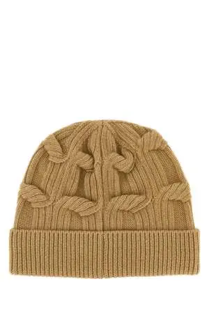 Stella McCartney Camel Wool Beanie Hat