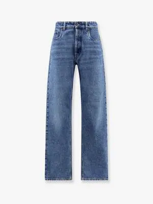 Miu Miu Straight Leg Jeans - Multicolor