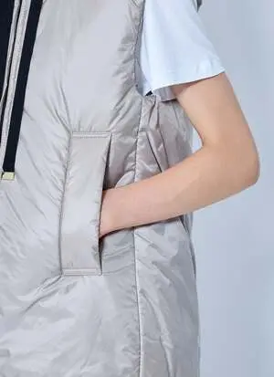 Max Mara Hooded Zip-up Vest