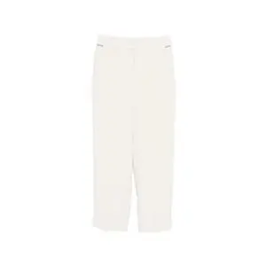 Peserico Neutrals Trousers Tailored Trousers - Cream