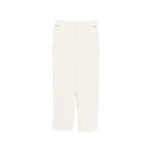 Peserico Neutrals Trousers Tailored Trousers - Cream