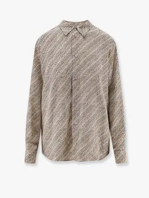 Balenciaga All Over Print Silk Shirt - Multicolor