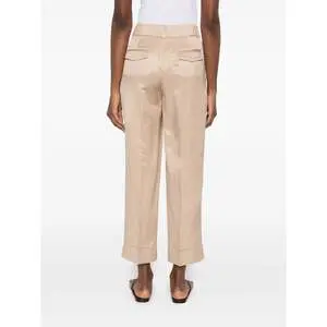 Peserico Neutrals Trousers Tailored Trousers