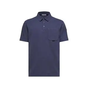 Moncler Polo Shirts - Blue