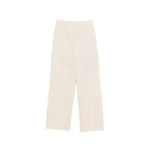 Peserico Neutrals Trousers Palazzo Pants - Cream