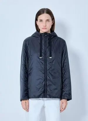 Max Mara Hooded Puffer Jacket - Black
