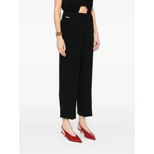 Peserico Straight Leg Trousers - Black