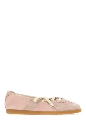 MAISON MARGIELA Suede Lace-up Flats - Multicolor