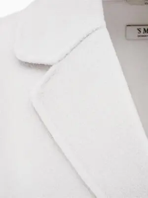 Max Mara Arona Pure Virgin Wool Coat - Cream