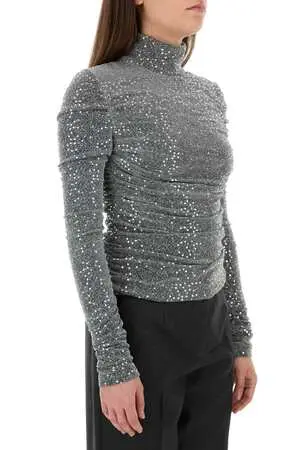Dolce & Gabbana Silver Jersey Top