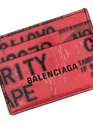 Balenciaga Tape Type' Card Holder