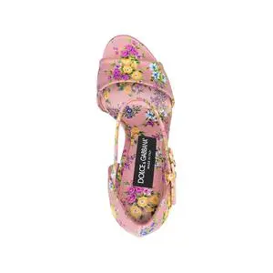 Dolce & Gabbana Silk Satin Sandals