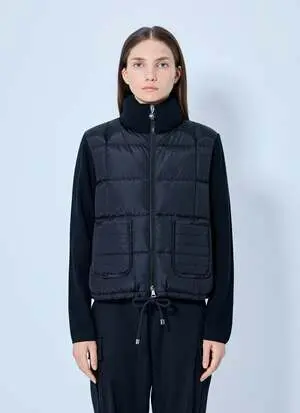 Moncler Padded Zip Vest - Black