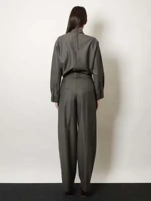 Bottega Veneta Wool And Mohair Trousers - Multicolor