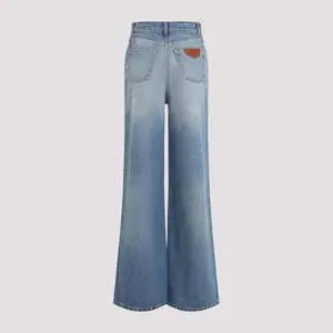 Chloé Cotton Flared Jeans