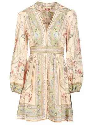 Zimmermann Button Detailed Day Dresses