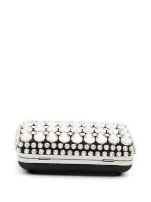 SELF-PORTRAIT Crystal Embellished Clutch