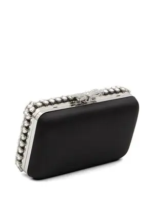 SELF-PORTRAIT Crystal Embellished Clutch